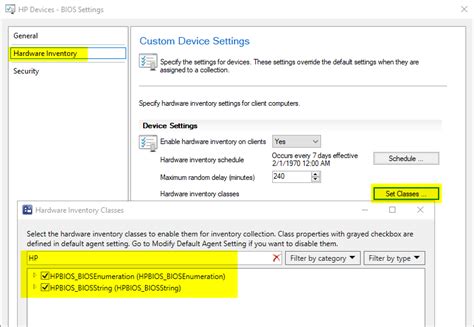 HP Devices Inventory BIOS Settings In ConfigMgr GARYTOWN ConfigMgr Blog