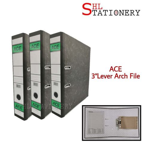 Ace Lever Arch File 3 Ring File 3 Inch Shopee Malaysia