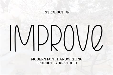 Improve Font Fontmaven Medium