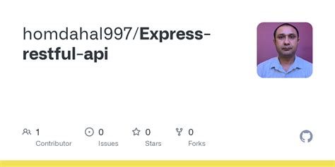 github homdahal997 express restful api