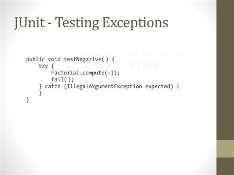 Junit Assert That Method Throws Exception At Alfredo Grove Blog
