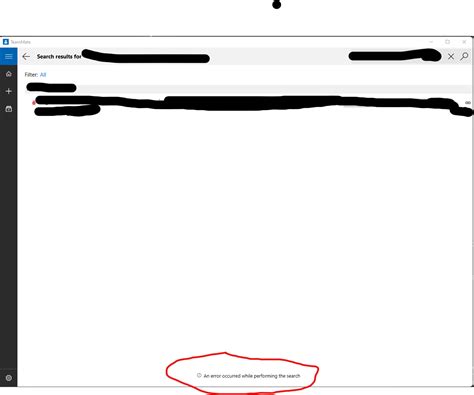 Search Returns An Error Occurred When Performing The Search Issue Microsoft TeamMate