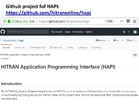 Updates And Current Status Of The Hitran Application
