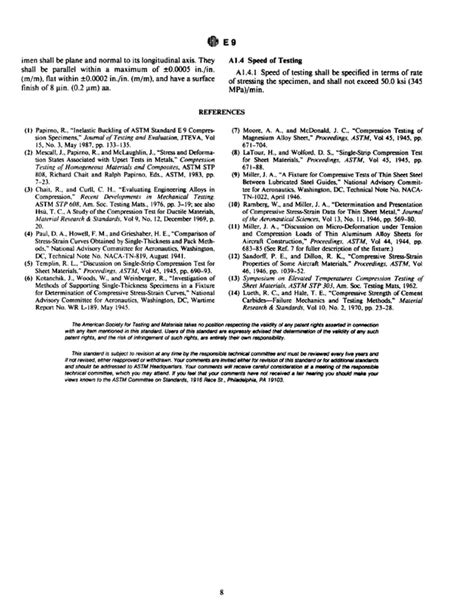 Astm E9 Compression Test Pdf