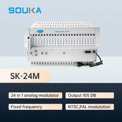Chassis Rack 24 Input Analog Output Fixed Frequencies CATV Modulator China Analog Modulator