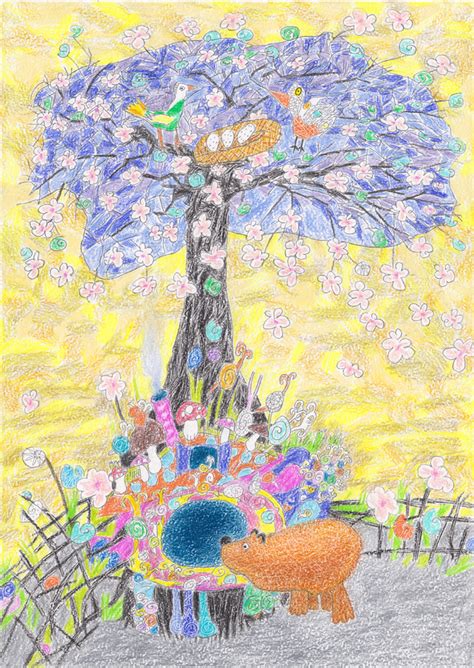 Иллюстрация Винни Пух Глава 2 в стиле книжная графика