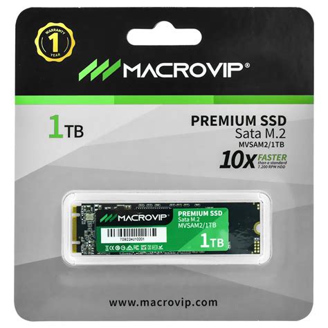 SSD Macrovip Premium M.2 SATA 3 1TB - MVSAM2/1TB • Macrovip