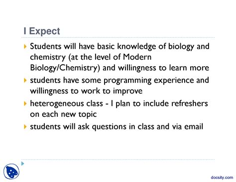 Introduction To Computational Biology Computational Biology Lecture