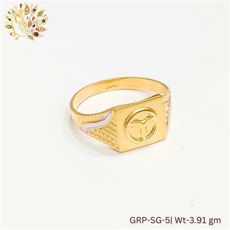 Grp Sg 5 Plain Gents Rings Hm Sarafa Bazar India Pvt Ltd