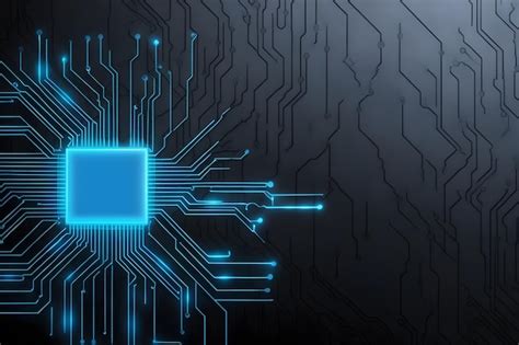 Abstract Technology Chip Processor Background Circuit Board And Html
