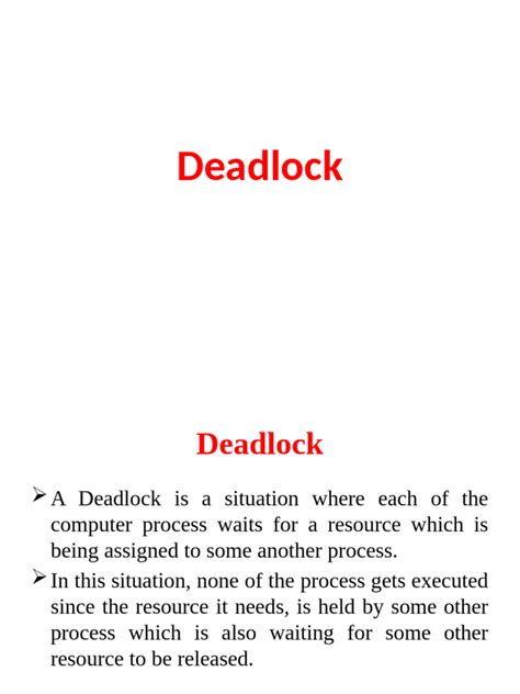 Deadlocks Pdf Concurrency Computer Science Computing