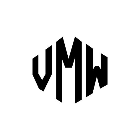 Vmw Letter Logo Design With Polygon Shape Vmw Polygon And Cube Shape Logo Design Vmw Hexagon