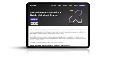 Streamline Operations With A Hybrid Multicloud Strategy