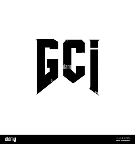 Gci Letter Logo Design For Technology Company Gci Logo Design Black