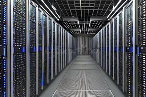 Servers Are An Essential Asset To A Company Stock Illustration Illustration Of System