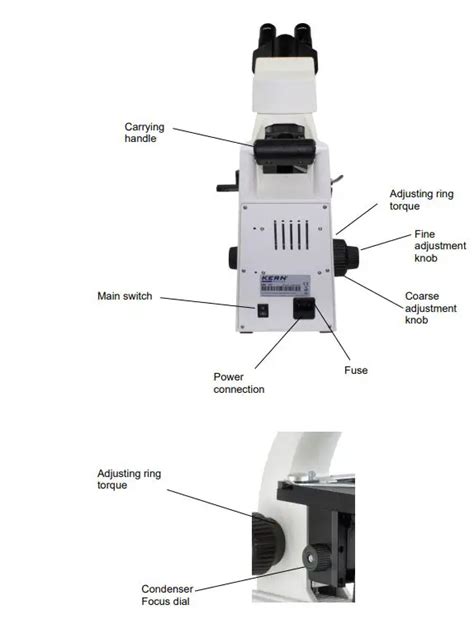 Kern Obl 14 Transmitted Light Phase Contrast Microscope Instruction Manual