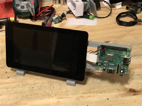 Raspberry Pi Touchscreen Desk Stand The Great Mojave Rover