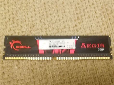 Оперативная память G Skill Ddr4 Aegis 8gb 3200mhz Cl16 1 35v F4 3200c16s 8gis — купить в