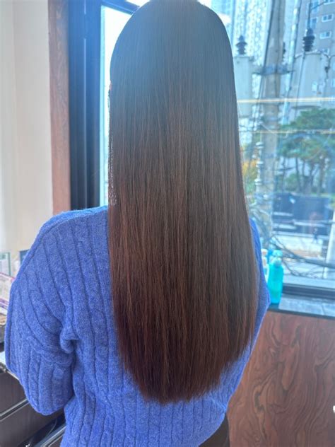 금정역 미용실 로이드밤헤어 반곱슬 매직시술 내돈내산 후기 긴머리 반곱슬 모여라~ 네이버 블로그