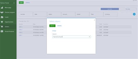 hide specific columns in portal community creatio