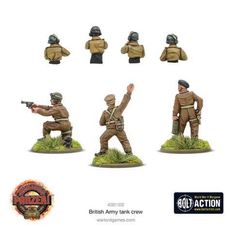 Bolt Action British Army Tank Crew Game Centre Nz