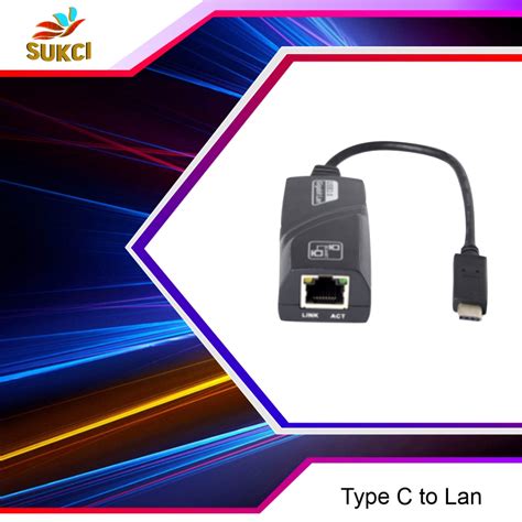 Jual Converter Adapter Usb Type C To Lan Rj45 Gigabyte 1000mbps High Speed Shopee Indonesia