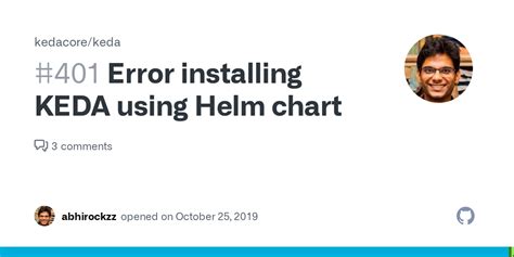 error installing keda using helm chart · issue 401 · kedacore keda