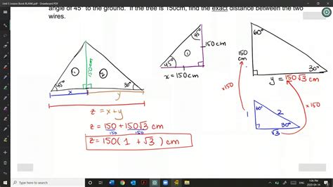 Solving Problems In 2d And 3d With Trig Youtube