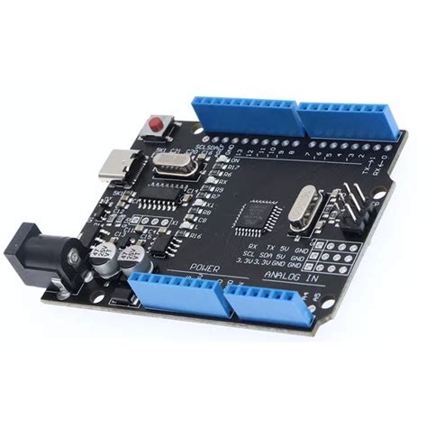 placa compatible con arduino uno r3 ch340 genérico smd usb tipo c