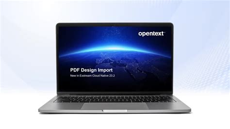 tutorial opentext™ exstream™ pdf design import tool