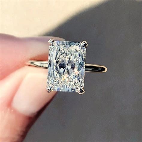 3 Carat Radiant Diamond Ring In Dallas Engagement Rings