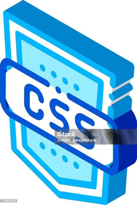 코딩 언어 Css 시스템 등각투영 아이콘 벡터 일러스트 Html에 대한 스톡 벡터 아트 및 기타 이미지 Html 개발
