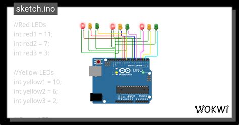 Assignment 1 Traffic Lights Wokwi ESP32 STM32 Arduino Simulator