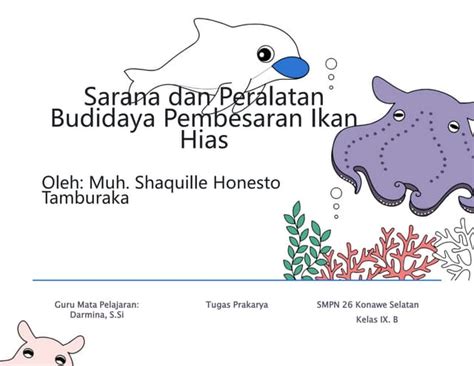 Sarana Dan Peralatan Budidaya Ikan Pptx