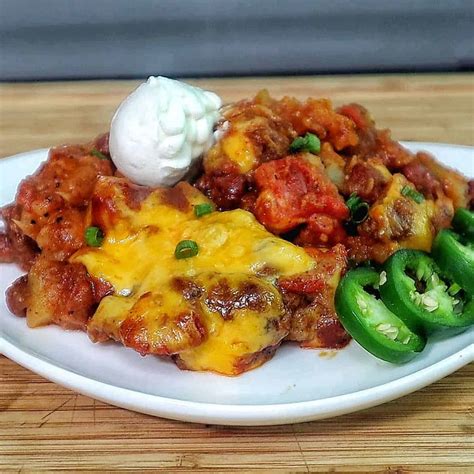 Chili Cheese Potato Bake I Just Cook A Lot