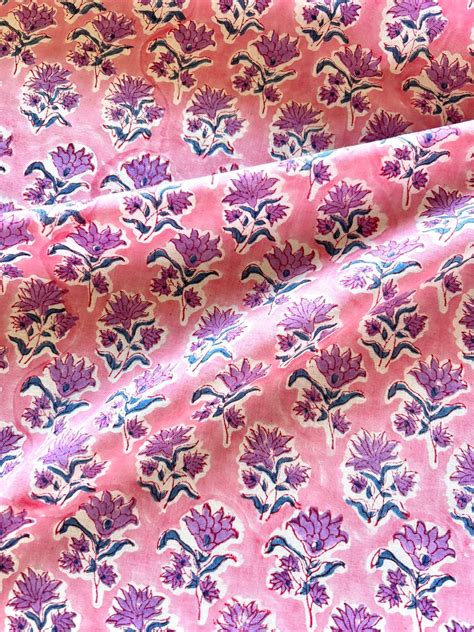 Maiando×suitaofabric インド綿 ハンドブロックプリント生地 Fb 2604