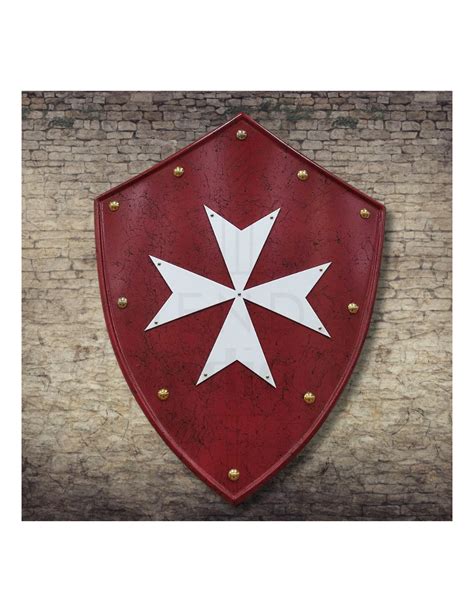 Scudo Croce Cavalieri Di Malta ⚔️ Negozio Medievale