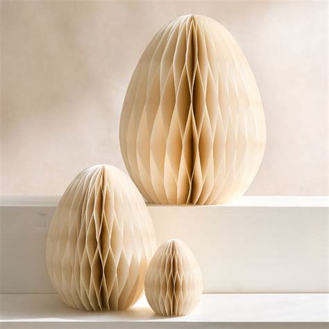 Easter Egg Honeycomb Paper Objects West Elm