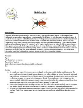 Build A Bug By Wonder Full Education TPT