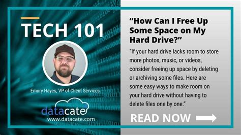 How Can I Free Up Some Space On My Hard Drive Datacate Inc
