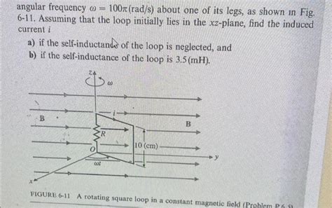 solved q 6 5 a 10 cm by 10 cm square conducting loop