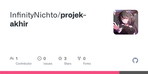 GitHub InfinityNichto Projek Akhir