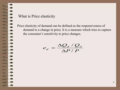 Elasticity Of Demand PPT