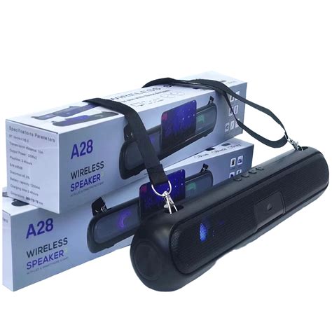 A28 Wireless Speaker Bluetooth Portable Wireless 1200mah Support Tf