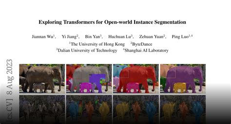 Paper Page Exploring Transformers For Open World Instance Segmentation