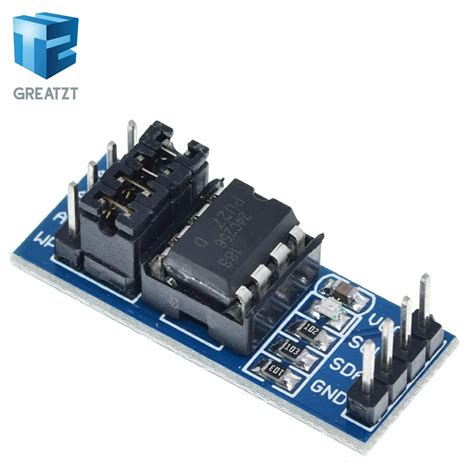 Greatzt New At24c256 24c256 I2c Interface Eeprom Memory Module For Arduino Integrated Circuits