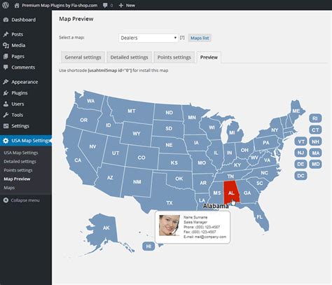 interactive political map