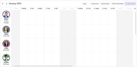 Create Project Planning And Resource Management Calendar In Net Maui
