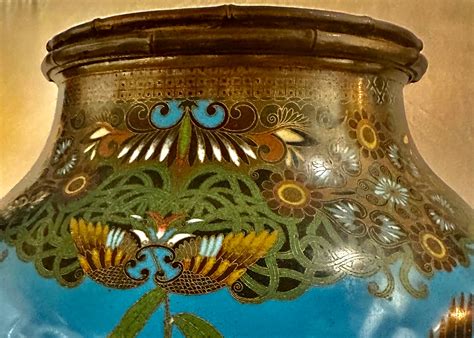 Cloisonne Floor Vase For Sale At 1stdibs