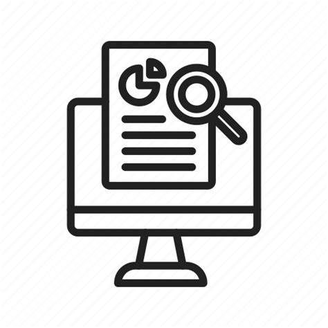 Marketing Research Analytics Statistics Study Finance Search Icon